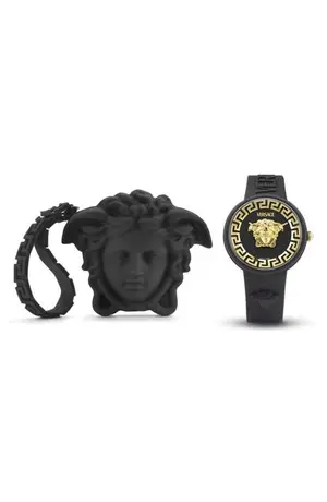 Versace Medusa Pop Silicone Strap Watch