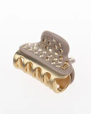 Alexandre De Paris Vendome Crystals Small Hair Clip