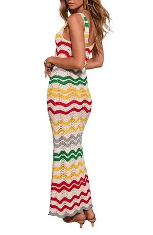 VICI Gerie Open Stitch Maxi Sweater Dress