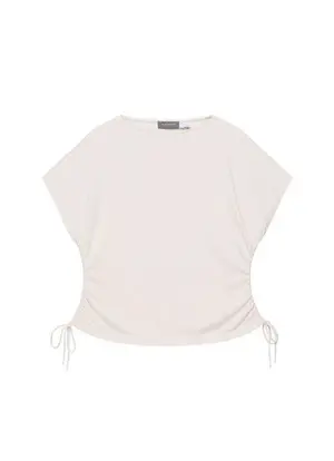 Mint Velvet Jersey Ruched Tie Detail Top