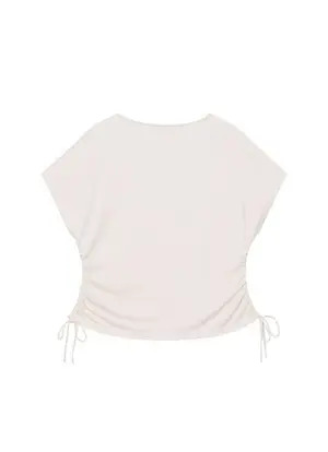 Mint Velvet Jersey Ruched Tie Detail Top