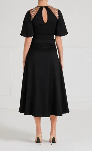 TEMPERLEY LONDON Embellished Midi Dress