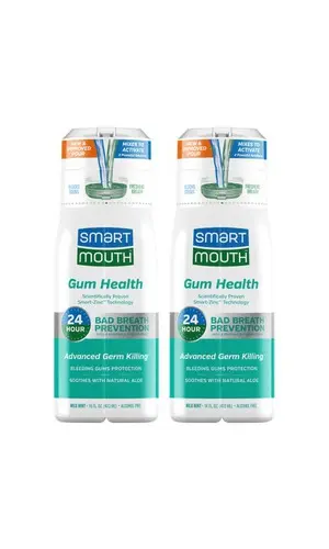 SMARTMOUTH Gum Health Zinc Activated Mouthwash 16 Fl Oz - Mild Mint