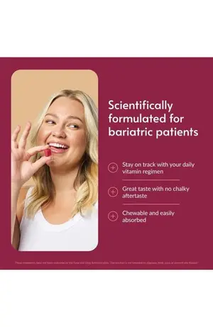 BARIATRIC ADVANTAGE Multi Chewy Bite Soft Chew Multivitamin Supplement 60 Count