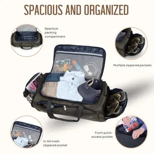 SKYWAY Sigma 7.0 Softside Carry-on Weekender Duffel Bag - Pine