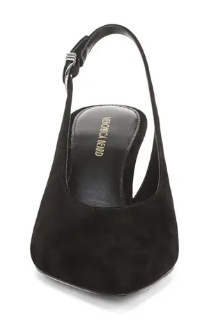 Veronica Beard Luciana Suede Slingback Pumps - Black