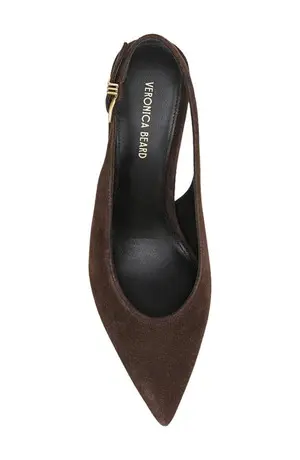 Veronica Beard Luciana Slingback Pump - Espresso