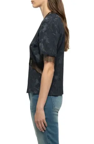 Zadig&Voltaire Tedoxa Horse Jacquard Silk Top