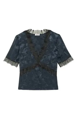 Zadig&Voltaire Tedoxa Horse Jacquard Silk Top