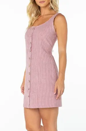 Roxy Kayla Striped Cotton Mini Dress