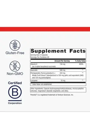 METAGENICS Cardiolux Advanced Heart Health Cholesterol Support Supplement 120 Capsules