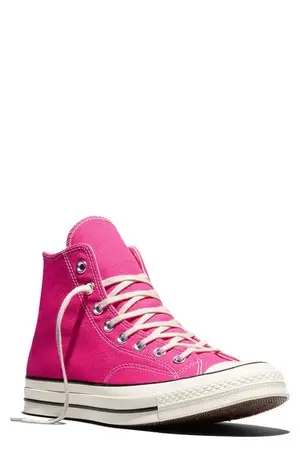 CONVERSE Chuck 70 High Top Sneaker - Rough Raspberry/egret/black