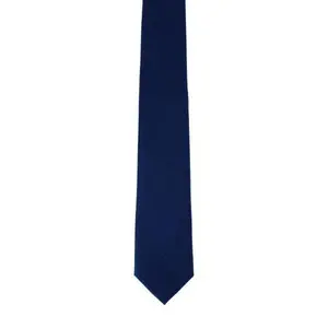 ASCENTIX Etched Herringbone Necktie - Navy