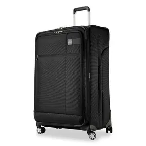 SKYWAY Sigma 7.0 Softside Expandable 28" Large Checked Spinner Luggage - Black