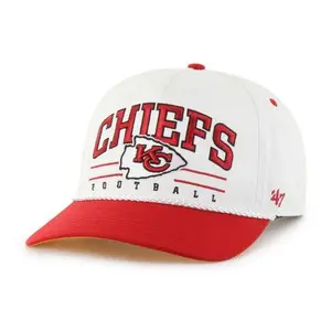 '47 47 Red Kansas City Chiefs Roscoe Two-toned Hitch Adjustable Cap