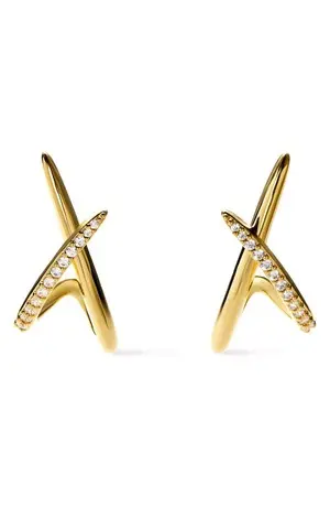 ANA LUISA Sloane Crisscross Stud Earrings