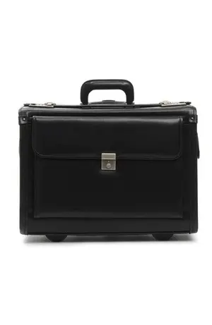 KORCHMAR Mobilemax 18" Wheeled Leather Catalog Case
