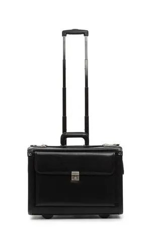 KORCHMAR Mobilemax 18" Wheeled Leather Catalog Case