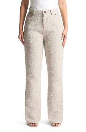 Manière De Voir Boucle Straight Leg Jeans - Beige