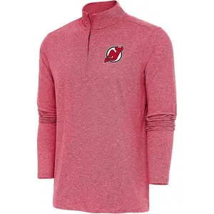 ANTIGUA New Jersey Devils Quarter-zip Pullover Top