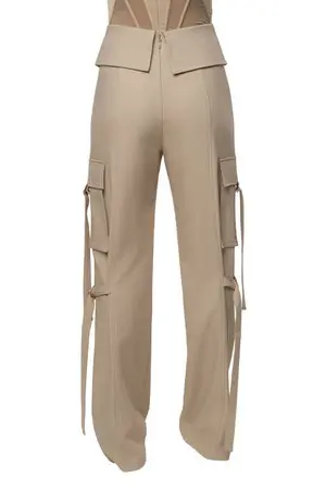 JLUXLABEL Downtown Cargo Pants With Decorative Straps And D-ring Accents