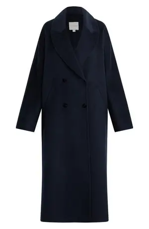 FAVORITE DAUGHTER The Luca Wool Blend Double Breasted Coat