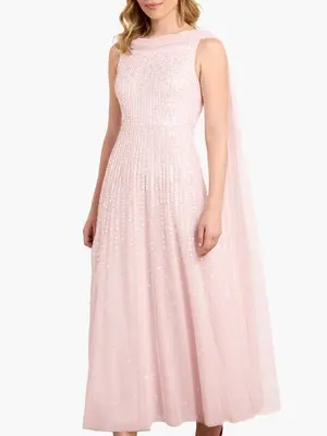 NEEDLE & THREAD Moonlight Sequin Ankle Gown