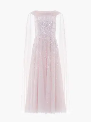 NEEDLE & THREAD Moonlight Sequin Ankle Gown