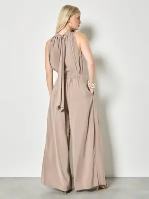 APRICOT Pleat Detail Super Wide Trouser