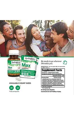 KYO-DOPHILUS Max Probiotic, Maximum Reinforcement For Gut Health