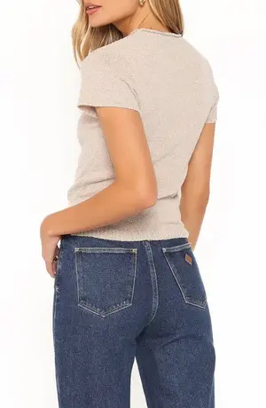 PETAL & PUP Mekali Short Sleeve Sweater