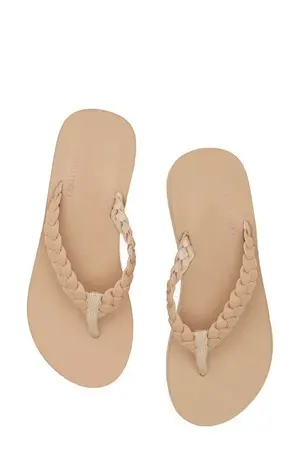 HARI MARI Braided Platform Flip-flops
