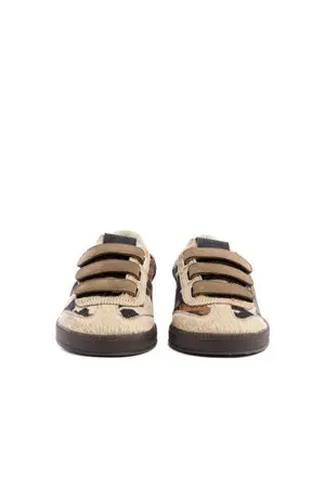 P448 Capri Animal Print Haircalf Low Top Sneakers