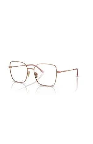 VOGUE EYEWEAR 51mm Irregular Optical Glasses - Pink