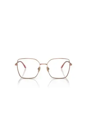 VOGUE EYEWEAR 51mm Irregular Optical Glasses - Pink
