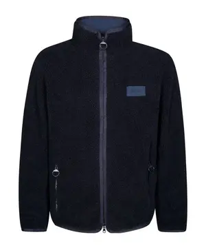 Barbour Logo Embroidered Reversible Fleece Jacket