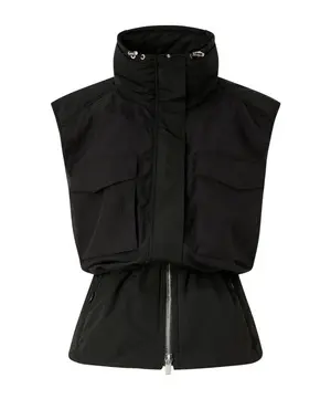 Pinko Sleeveless Drawstring Down Jacket