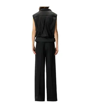 Pinko Sleeveless Drawstring Down Jacket