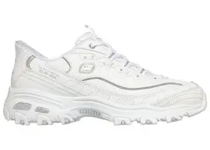 Sketchers Slipins D'lites Winning Choice - White/silver