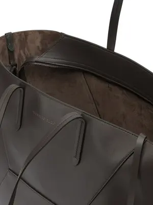 Brunello Cucinelli Logo Detail Tote - Black