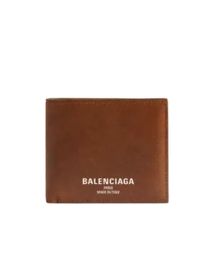 Balenciaga Square Folded Wallet - Caramel
