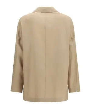 LARDINI Single-breasted Patch Pocket Blazer