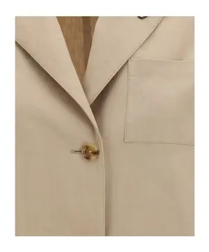 LARDINI Single-breasted Patch Pocket Blazer