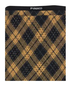 Pinko Plaid Skirt