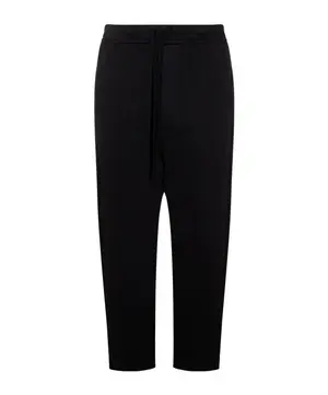 THOM KROM Drawstring Casual Pants - Black