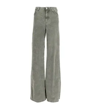 DONDUP Logo Patch Straight-leg Pants