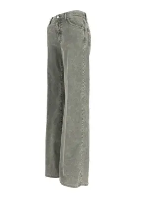DONDUP Logo Patch Straight-leg Pants
