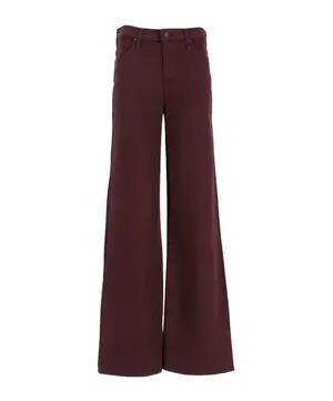 MOTHER Casual Trousers With Belt Loops - Brown