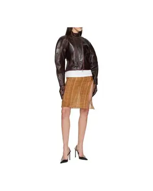 MUGLER Wrap Skirt