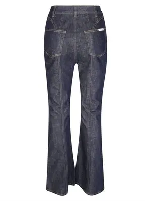SELF-PORTRAIT High-rise Flared Jeans